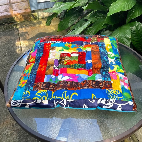 Homemade | Accents | Vintage Beautiful Handmade Patchwork Pillow 2x20 ...